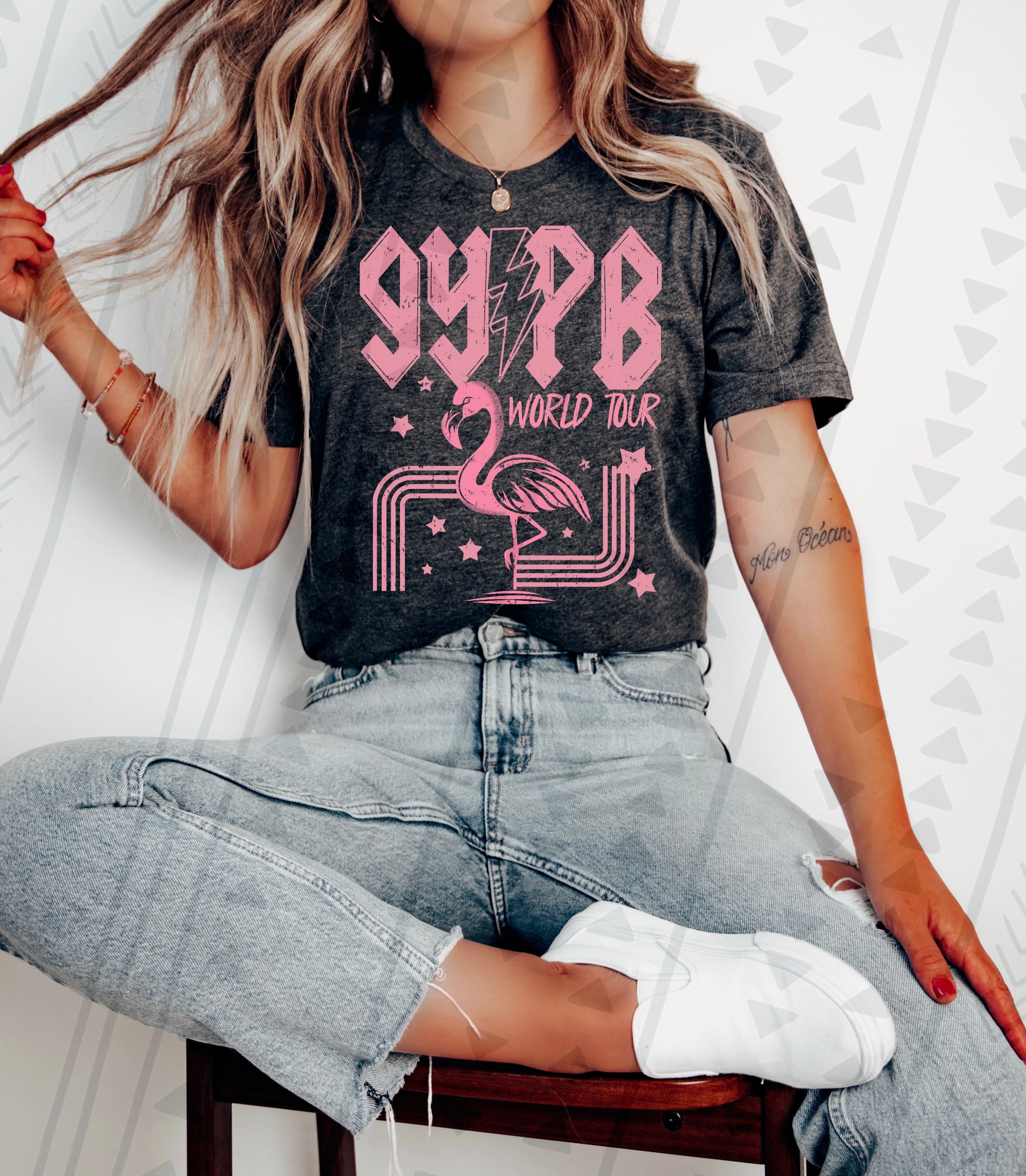 GYPB World Tour Flamingo DTF Transfer – K&M Designs