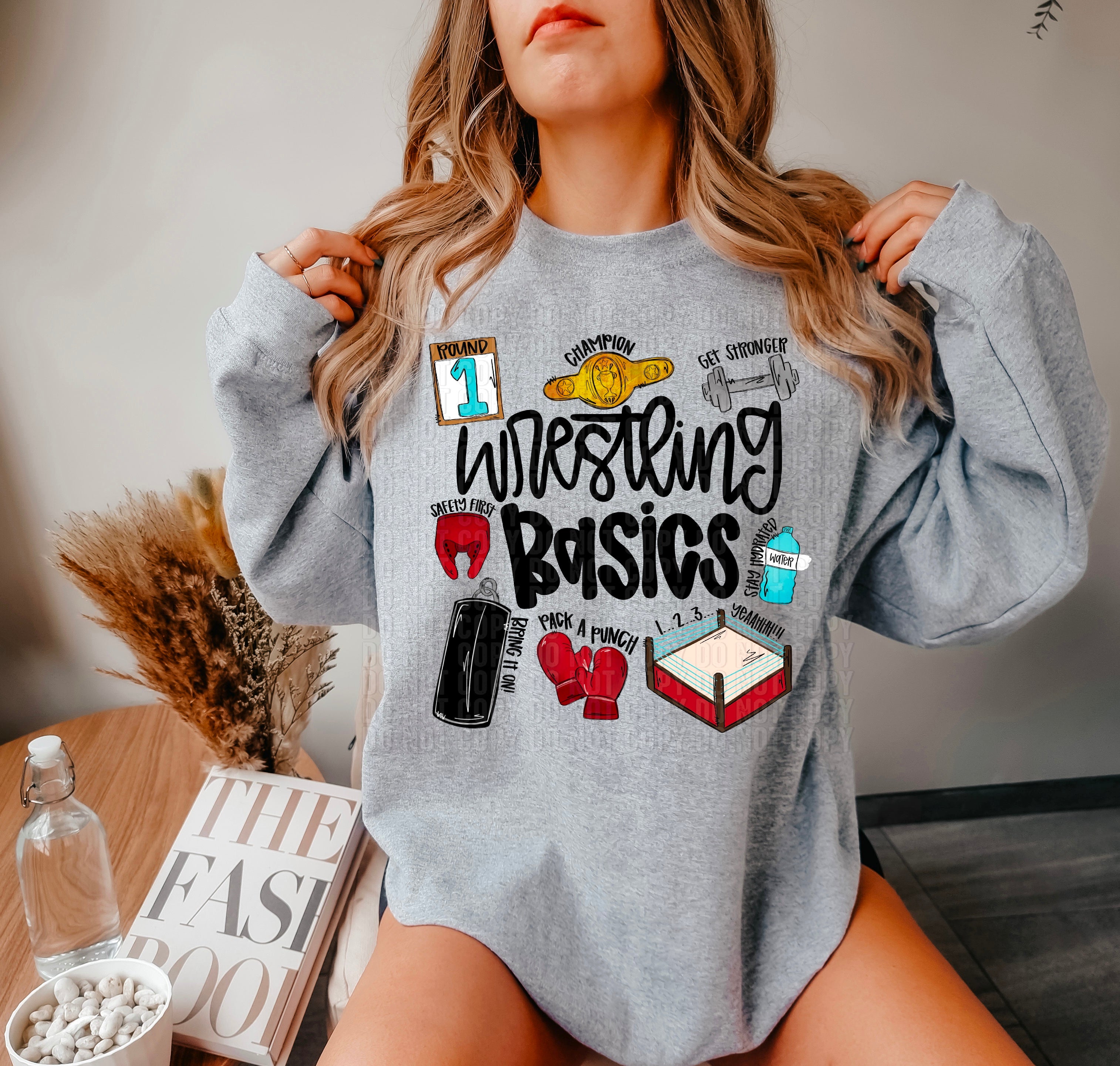 Wrestling Basics DTF Transfer – K&M Designs