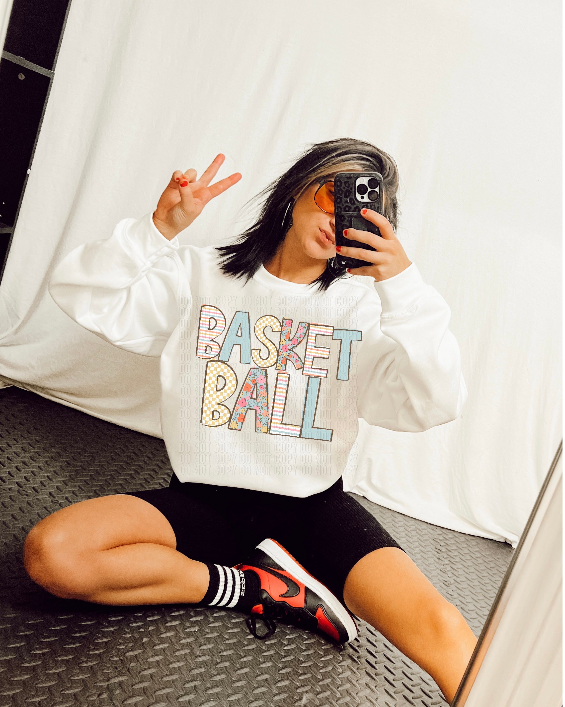 Basketball Doodle Loo DTF Transfer – K&M Designs