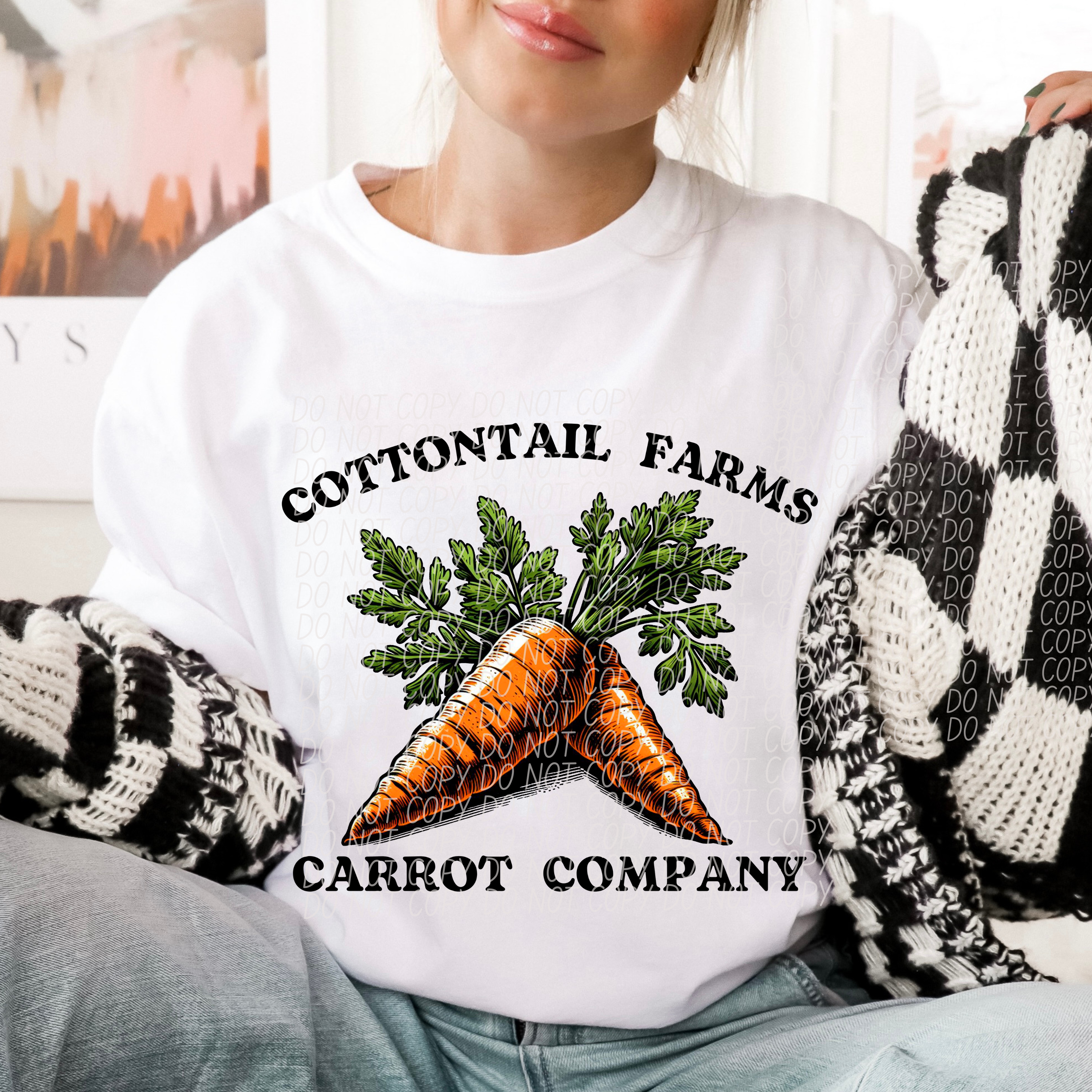 Cottontail Farms Carrot Company DTF Transfer – K&M Designs
