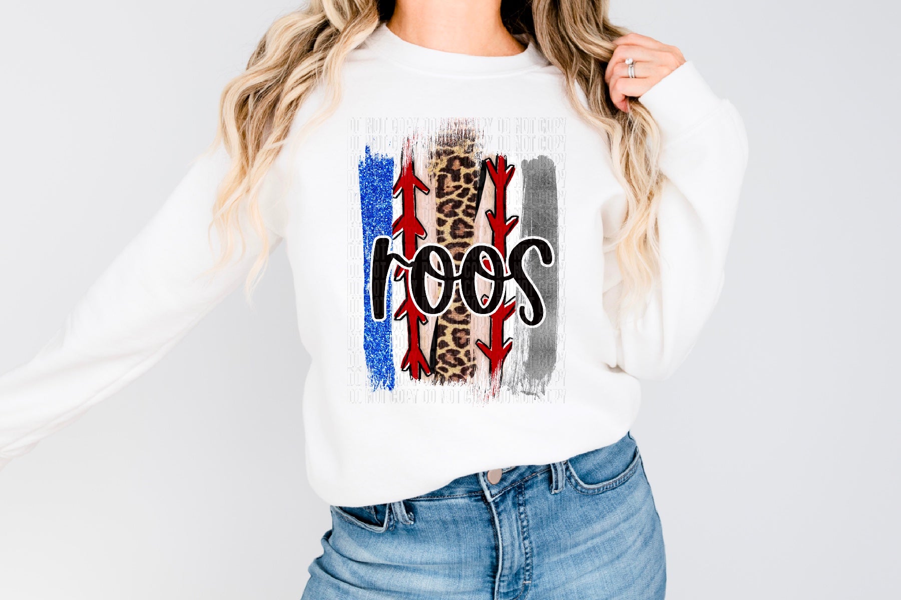 Roos Baseball Brushtroke DTF Transfer – K&M Designs