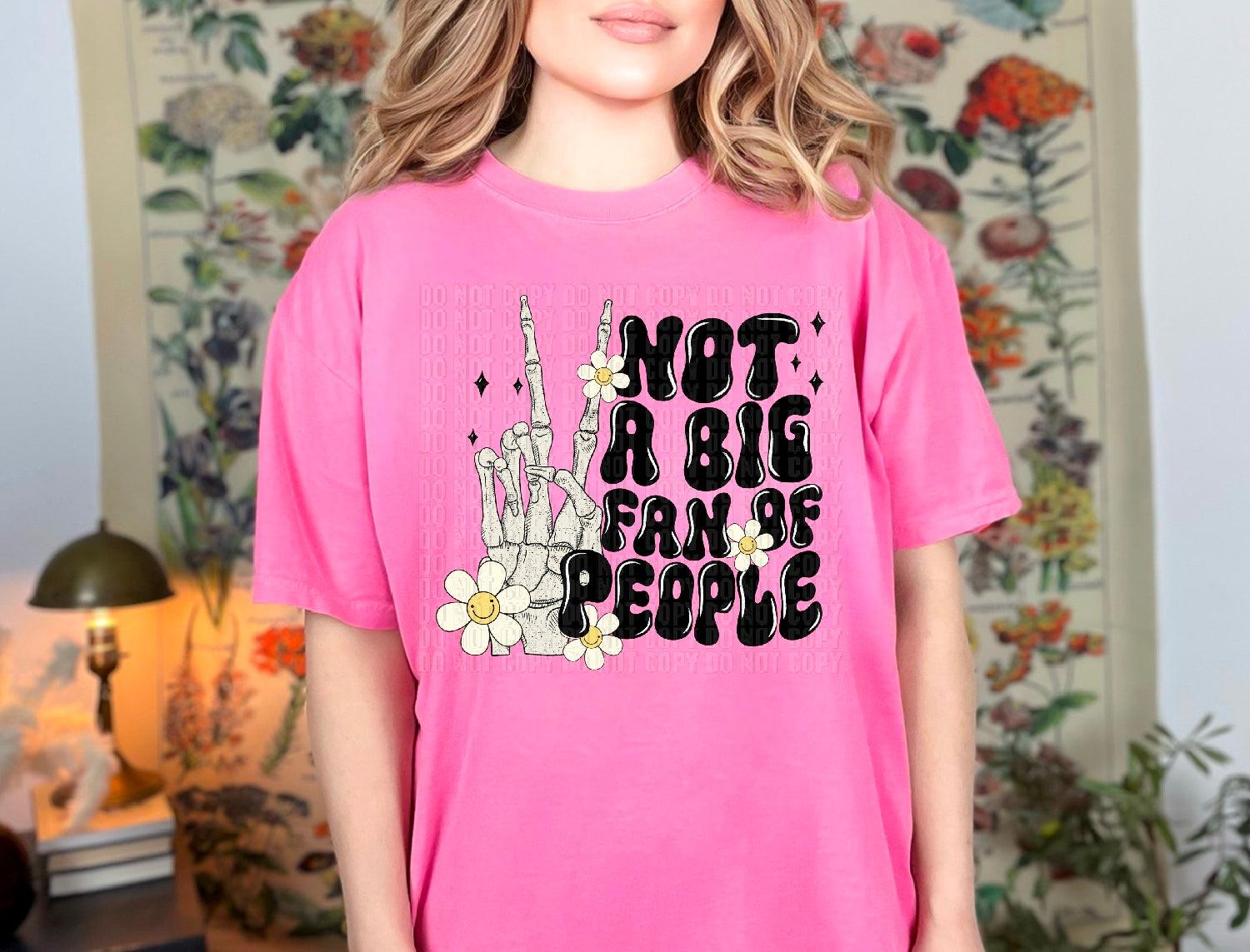 Not A Big Fan Of People DTF Transfer – K&M Designs