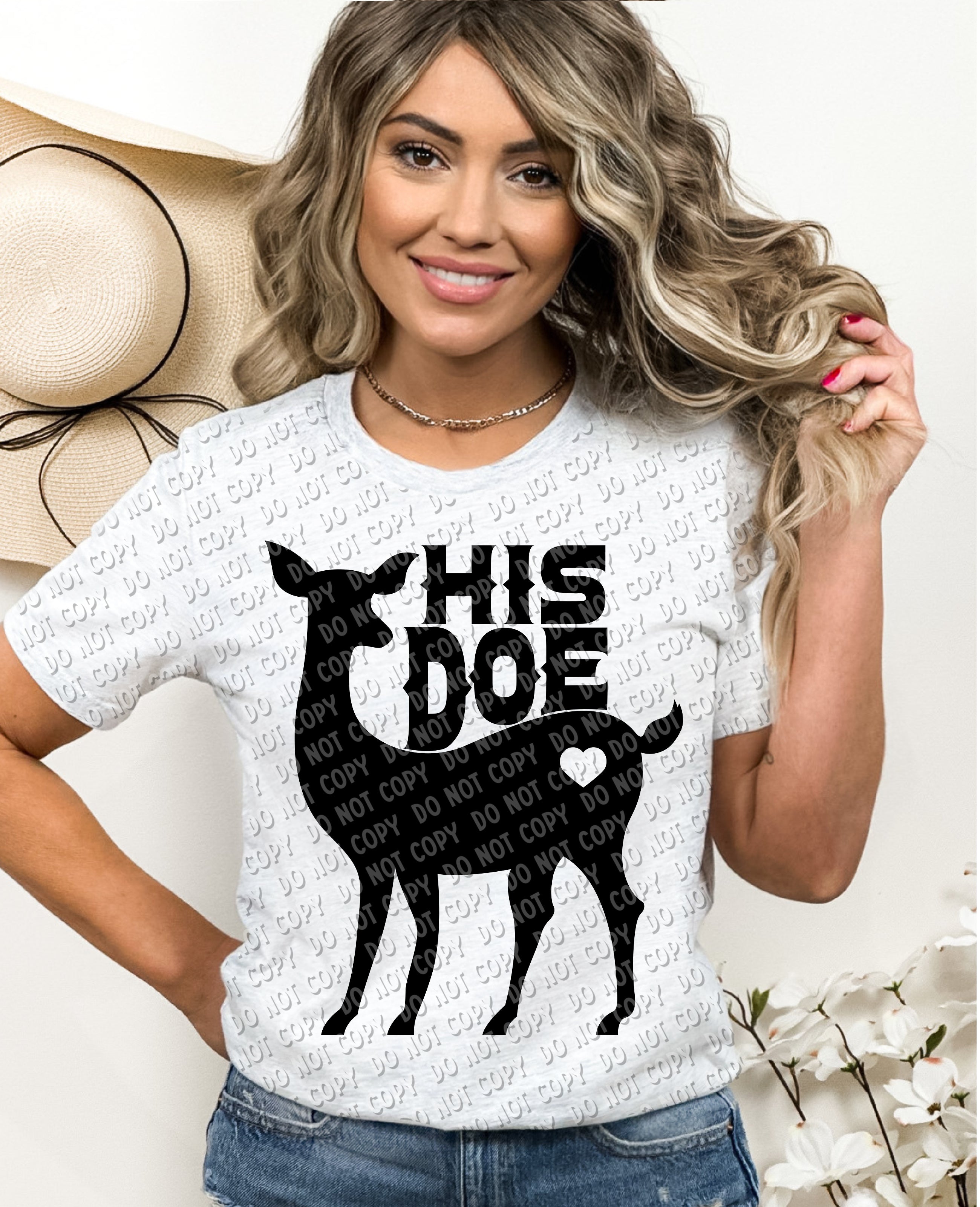 His Doe DTF Transfer – K&M Designs