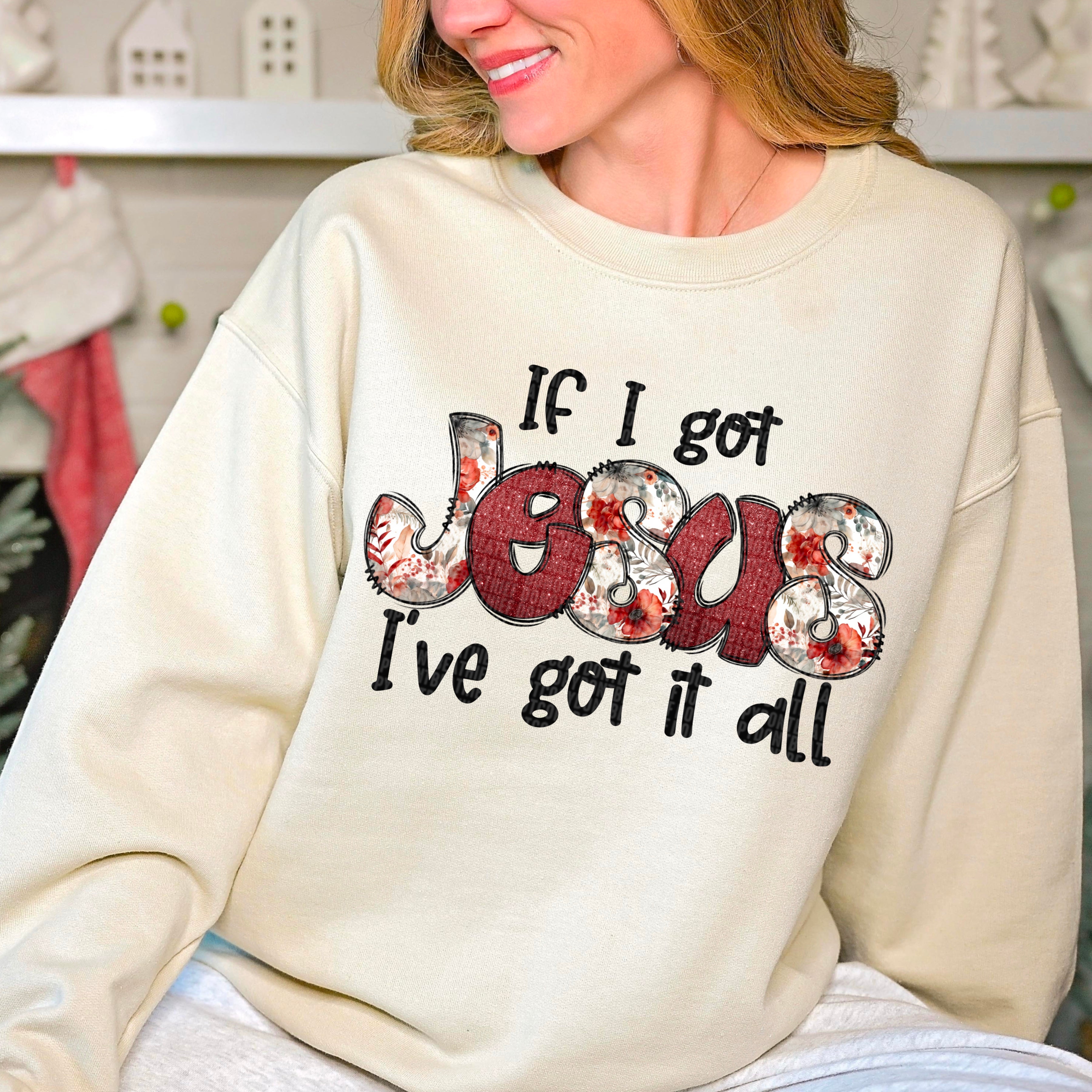 If I Got Jesus DTF Transfer – K&M Designs