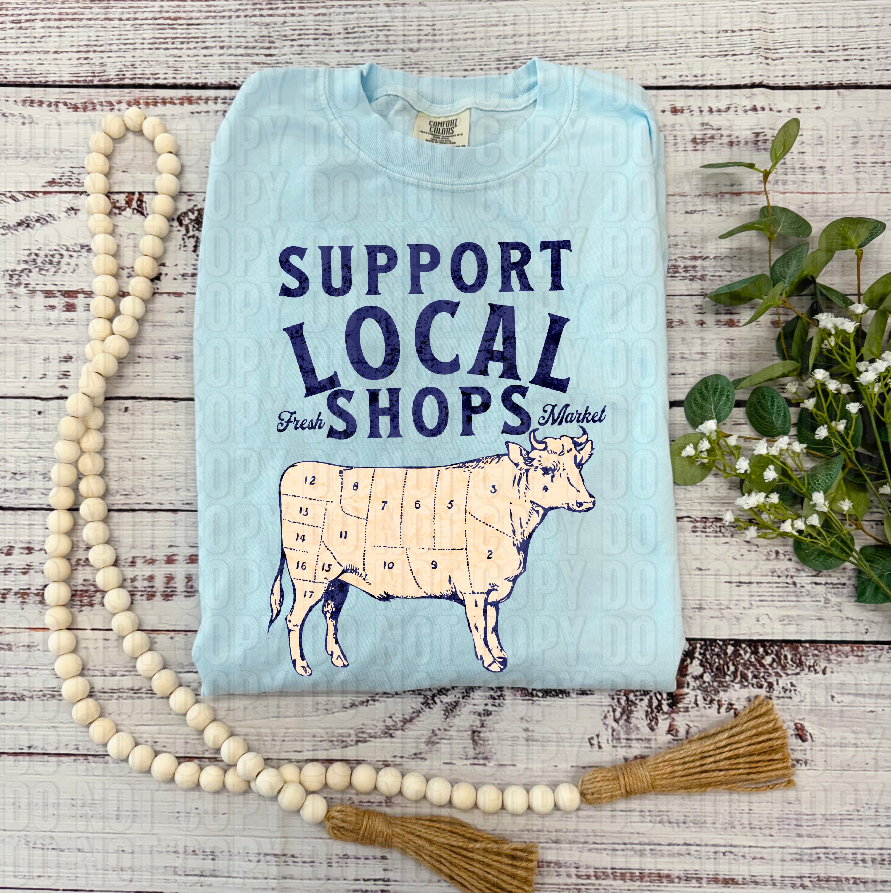 Support Local Shops DTF Transfer – K&M Designs