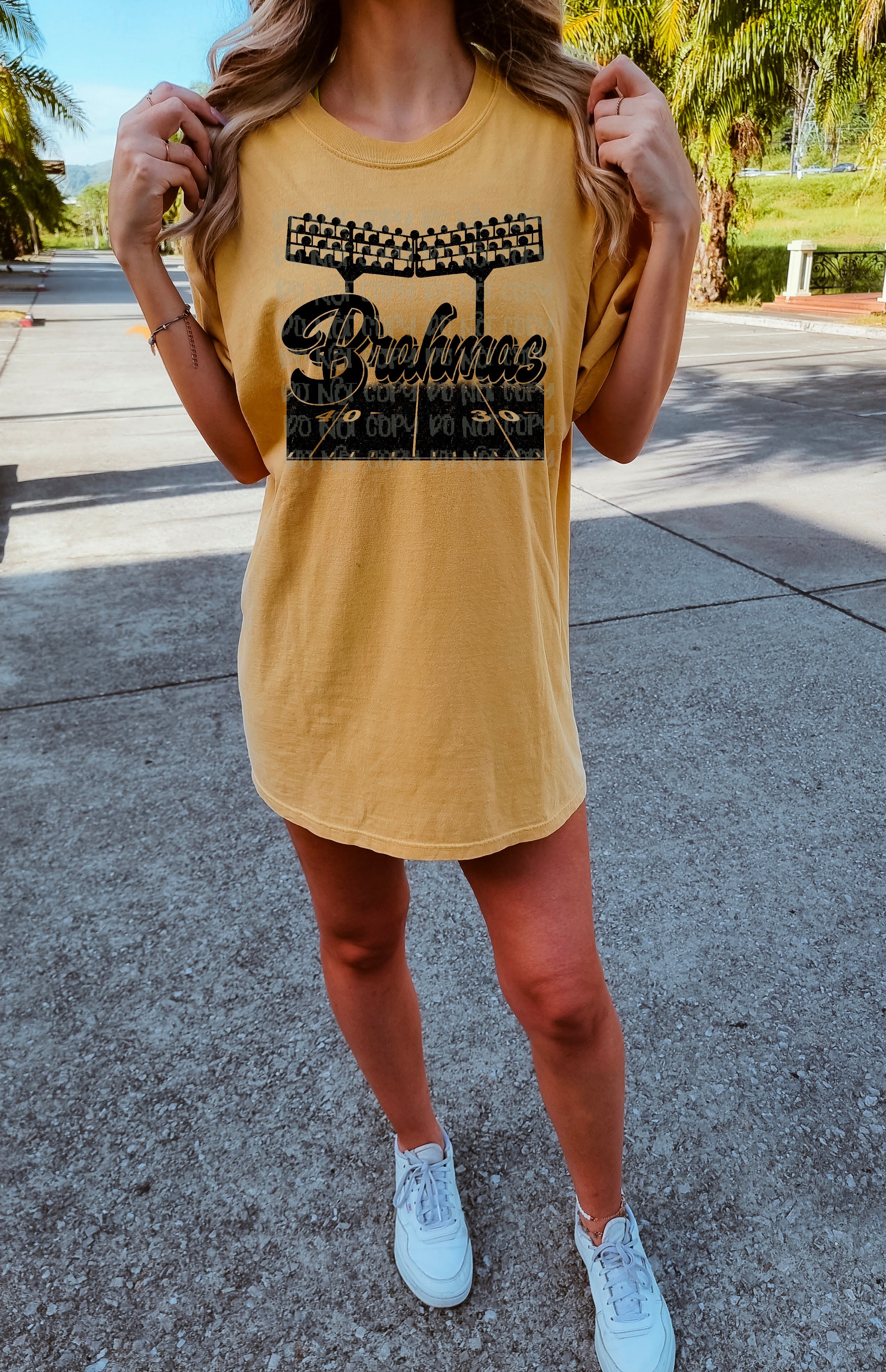 Brahmas Football DTF Transfer – K&M Designs