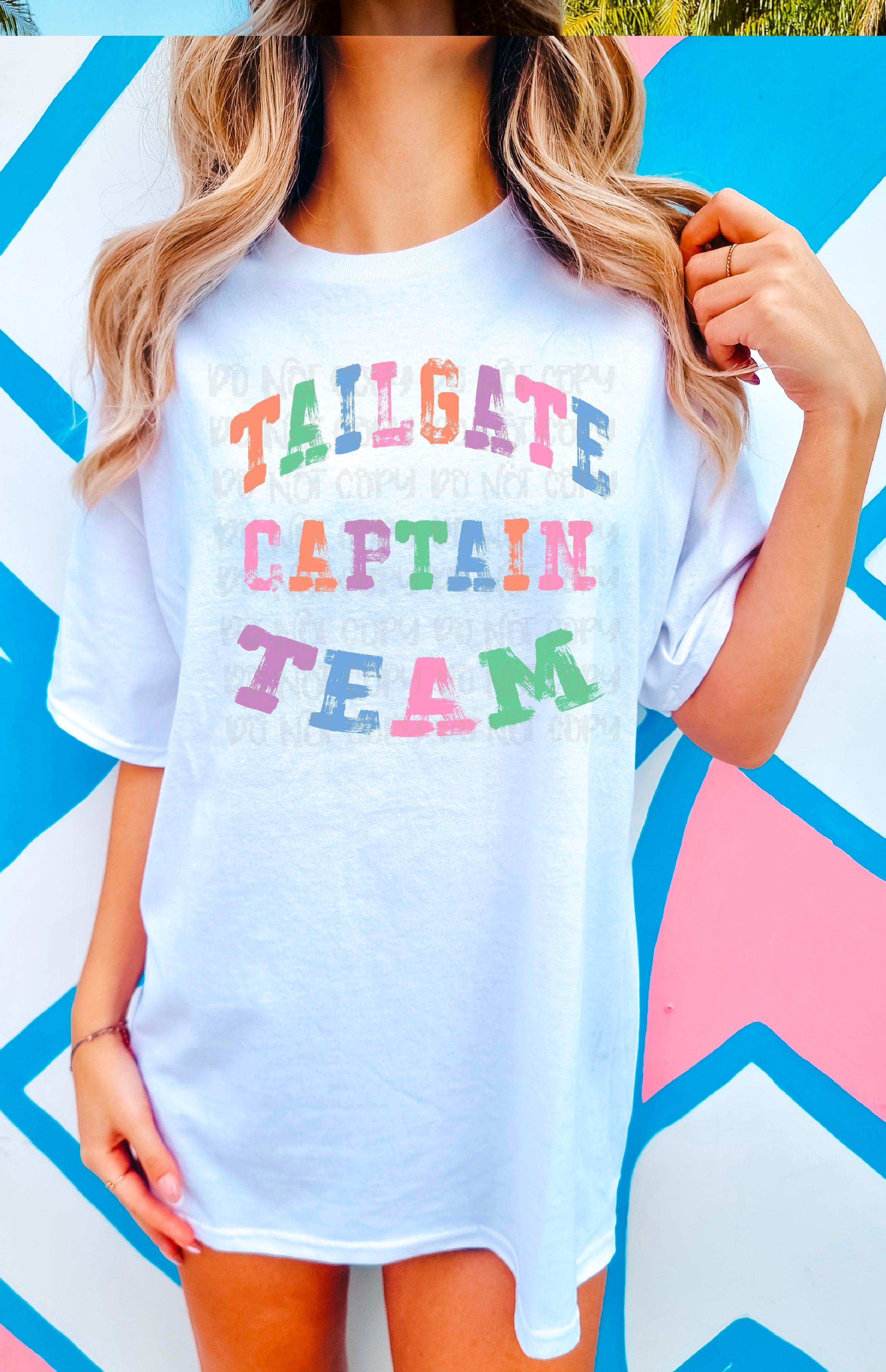 Tailgate Captain Team DTF Transfer – K&M Designs